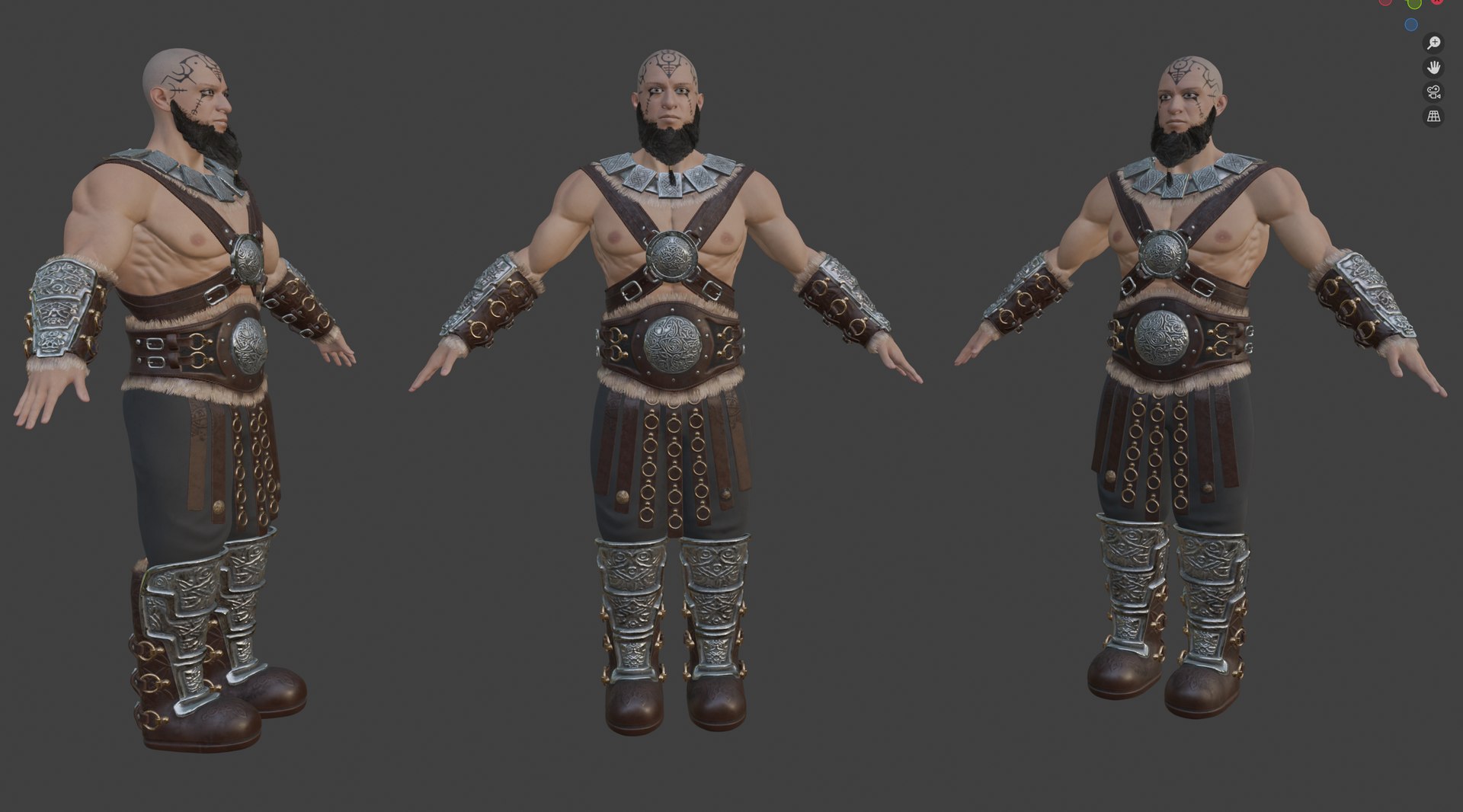 Barbarian 3D Model - TurboSquid 2390759