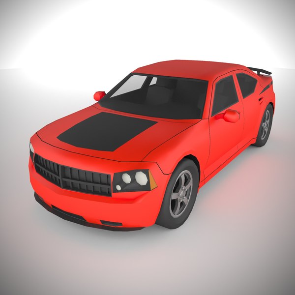 Low Poly Dodge Charger 3D Models for Download | TurboSquid