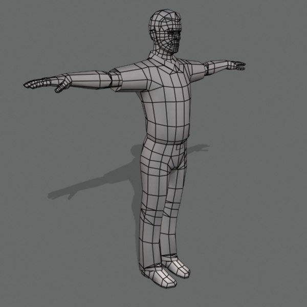 3d model male civilian