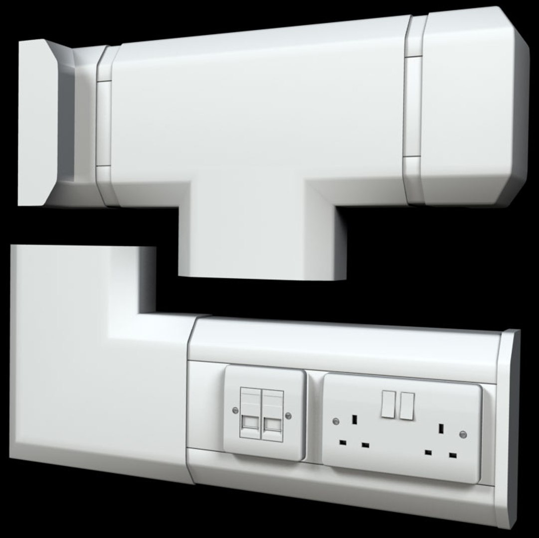 Dado Trunking Outlet Lwo