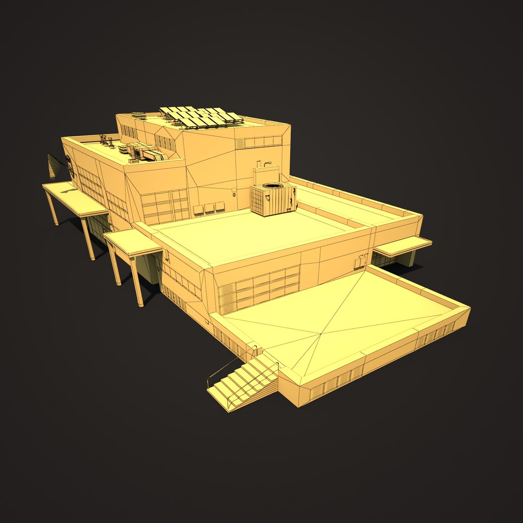 Police Station Model - TurboSquid 1213041