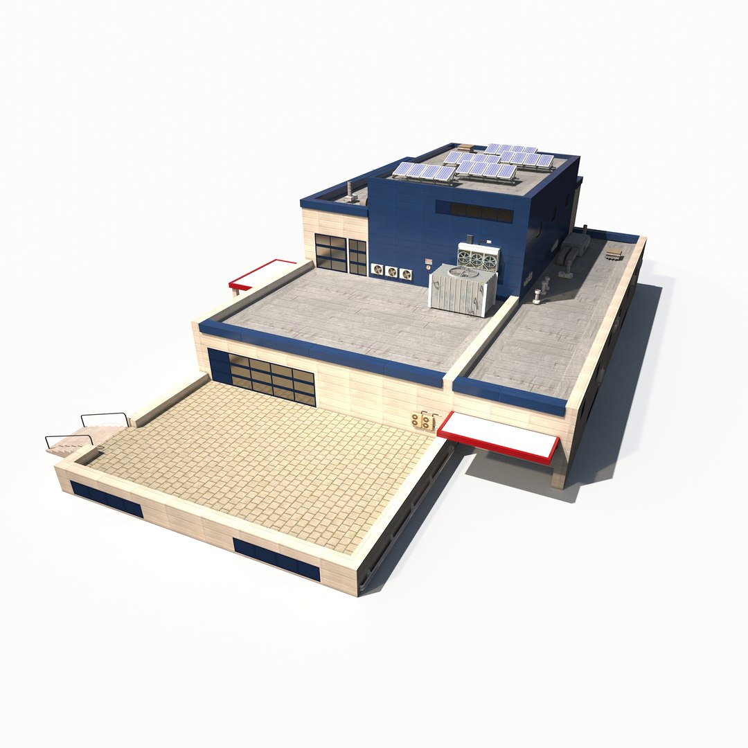 Police Station Model - TurboSquid 1213041