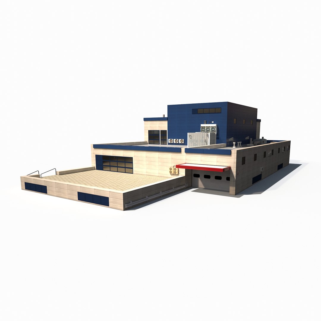 Police Station Model - TurboSquid 1213041