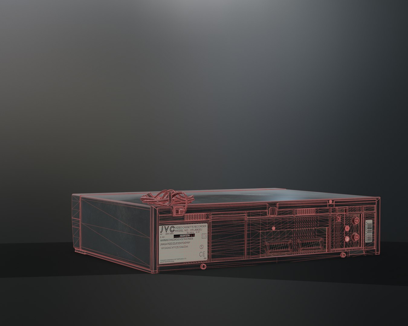 3D Model Vhs Player - TurboSquid 1540941