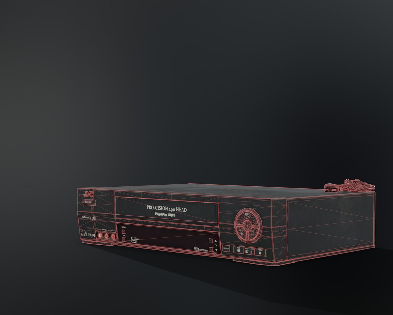 3D Model Vhs Player - TurboSquid 1540941