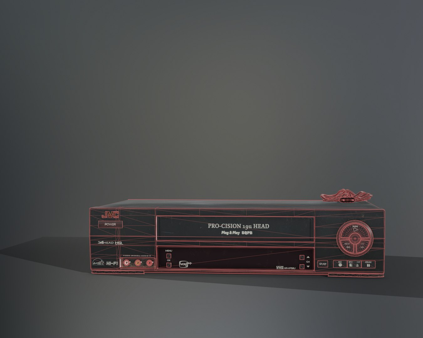 3D Model Vhs Player - TurboSquid 1540941