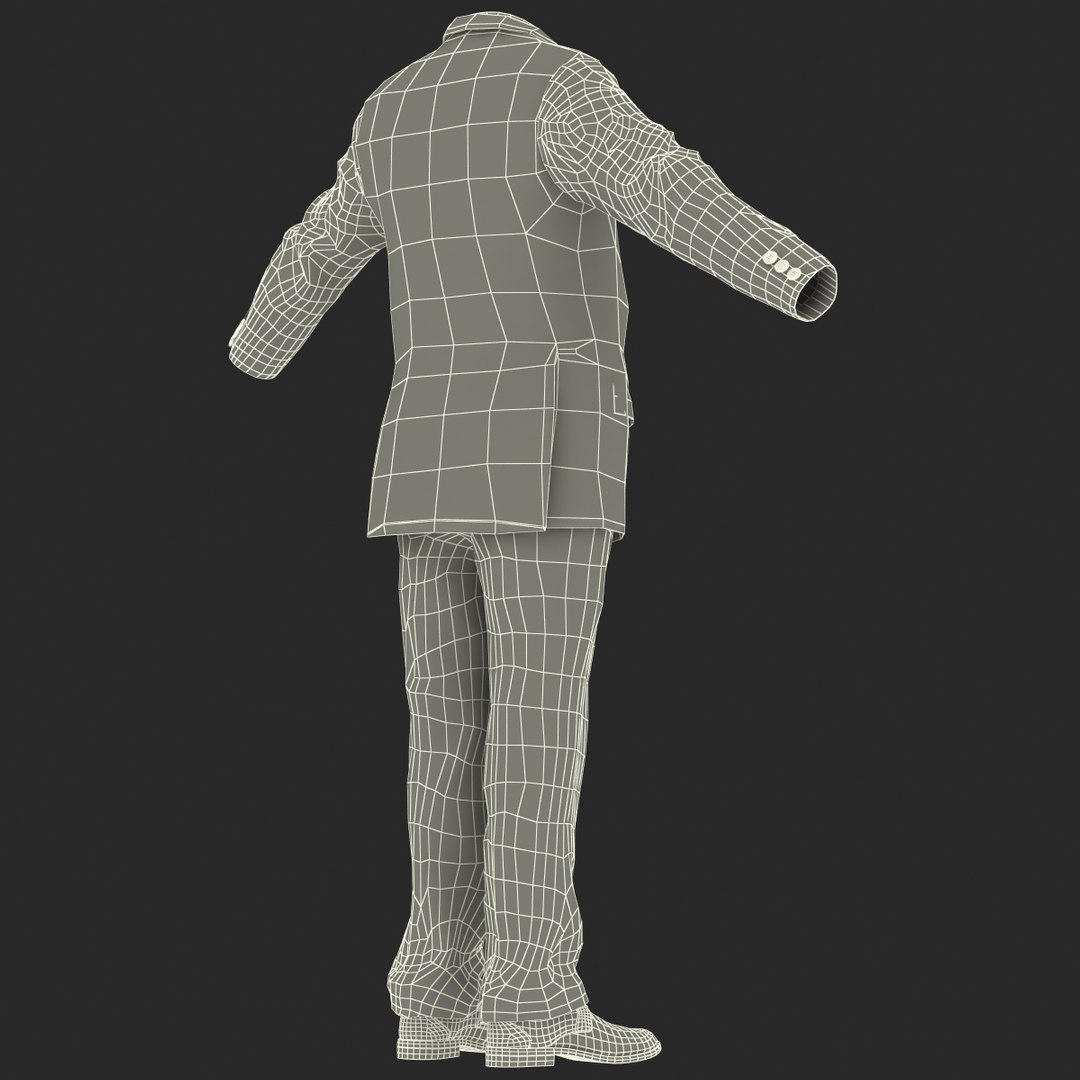 3d corporate suit modeled