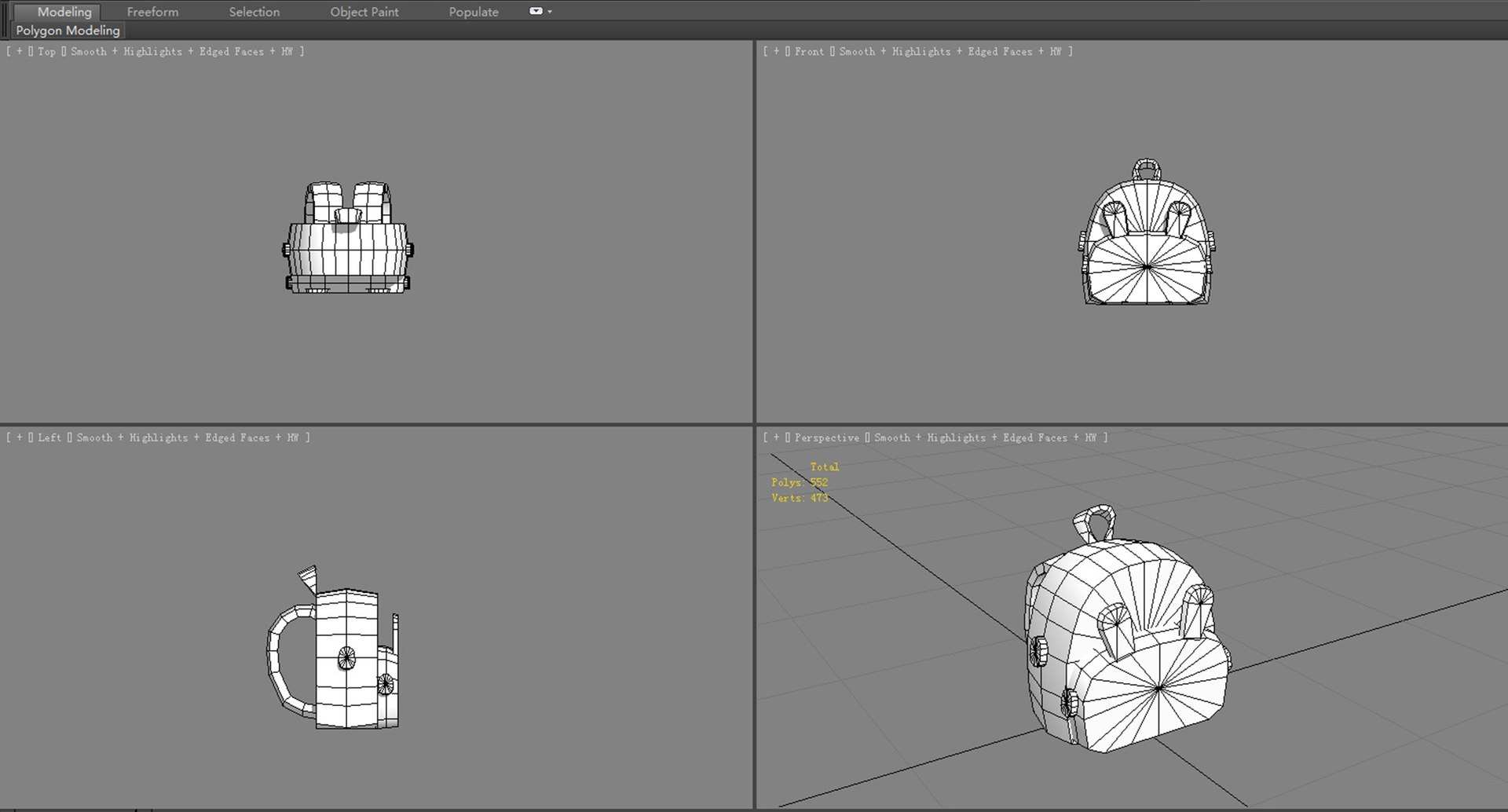 Cartoon Bunny Bag Low-poly 3D Model 3D Model - TurboSquid 1961574