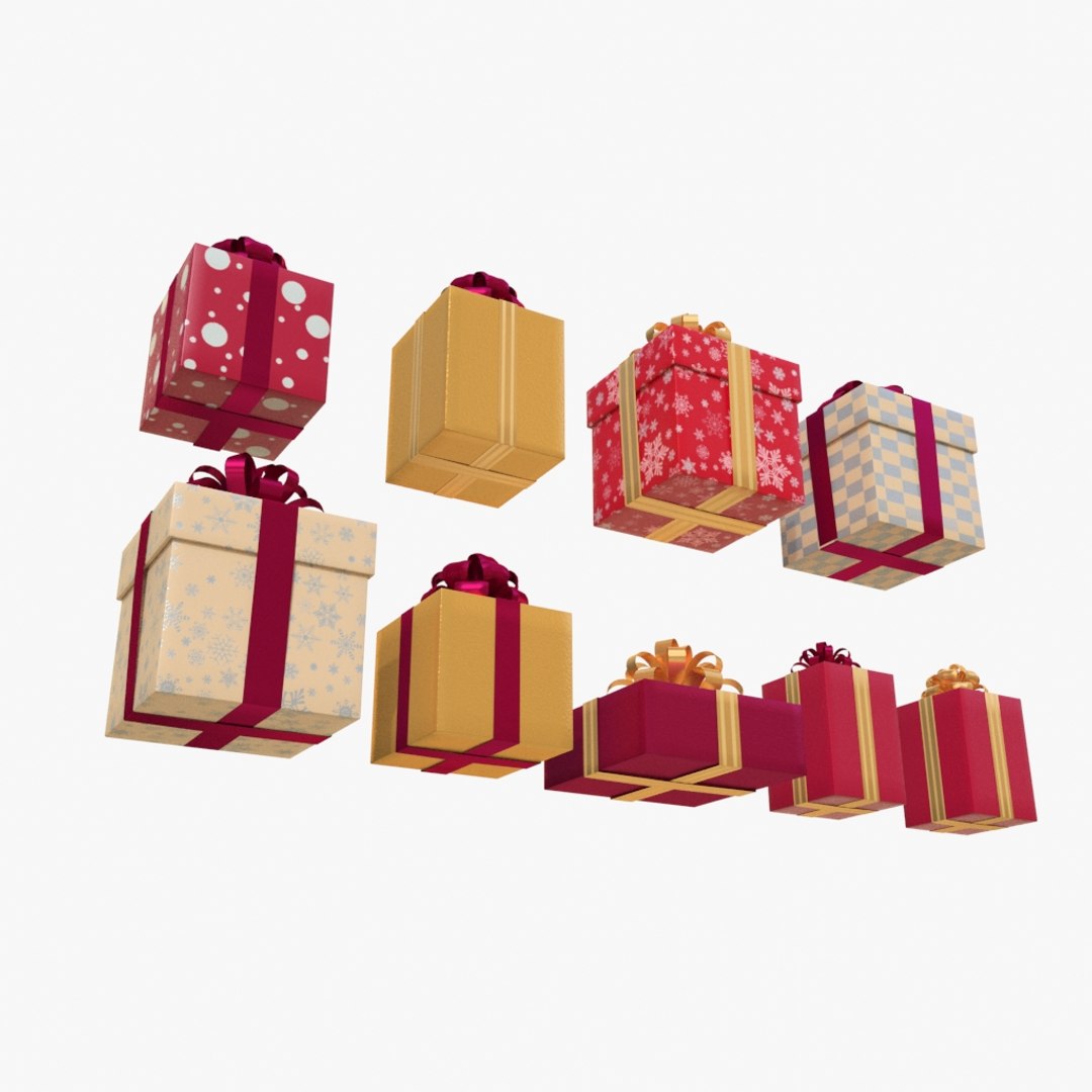 3d Christmas Boxes