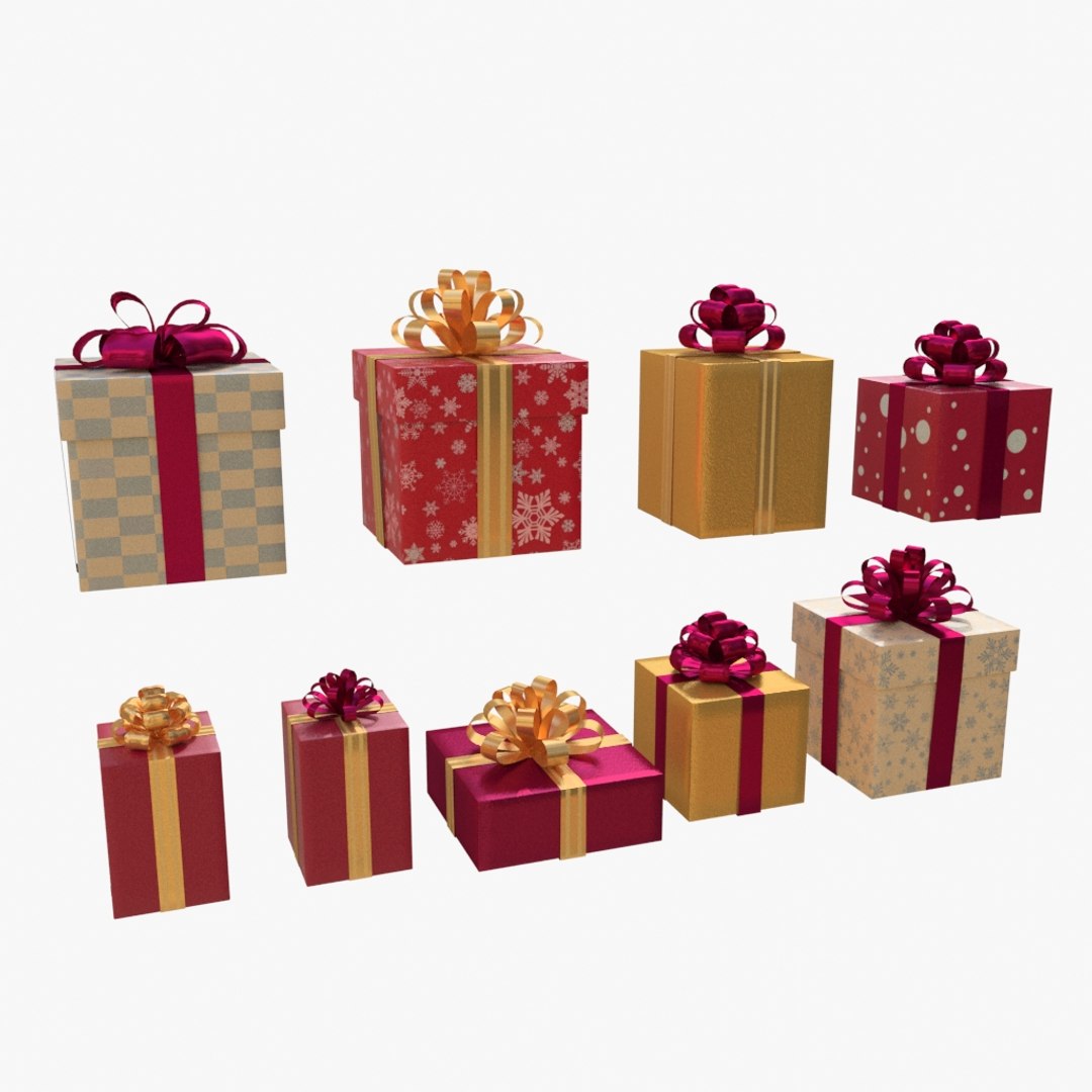 3d Christmas Boxes