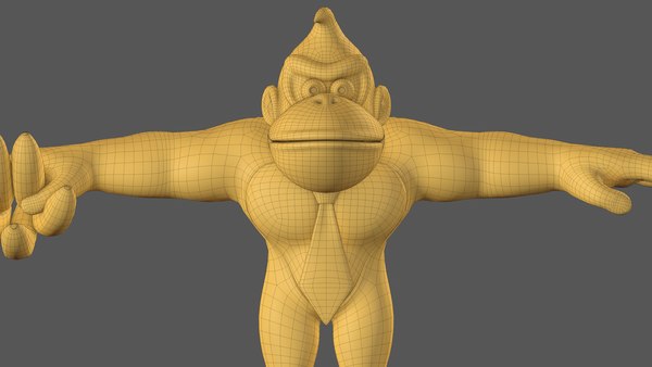 3D Donkey Kong Characters Collection - TurboSquid 1767540