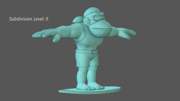 3D Donkey Kong Characters Collection - TurboSquid 1767540