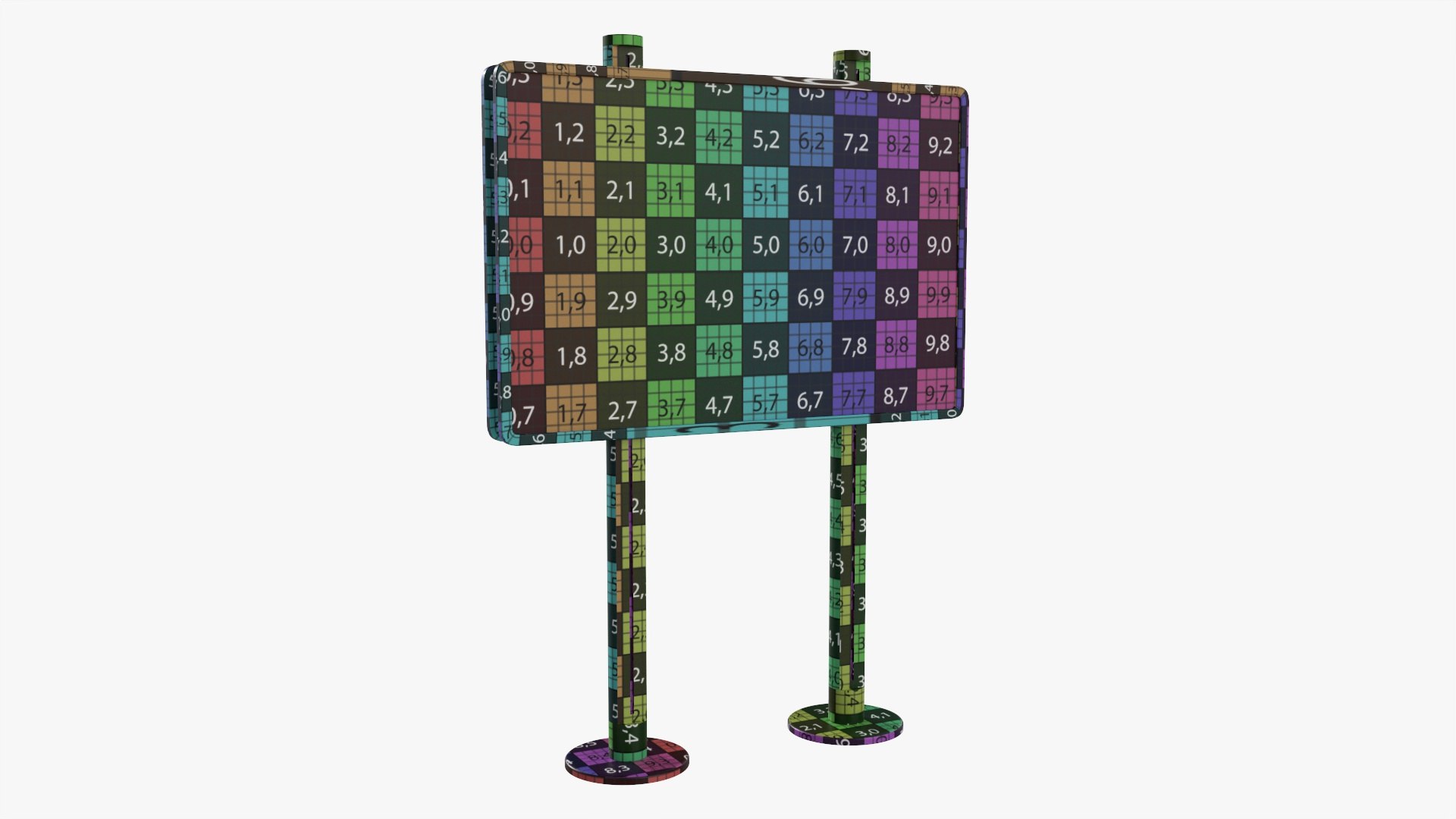 3D Ad Advertising Stand - TurboSquid 1697231