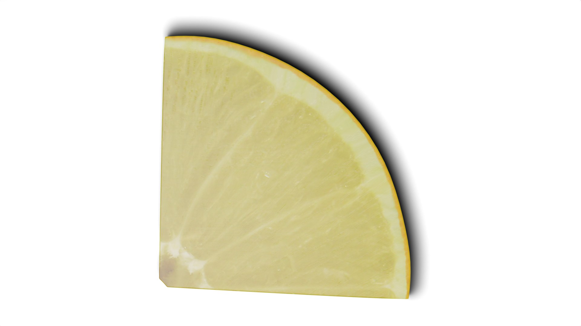 3D Lemon Slice Quarter - TurboSquid 1864896