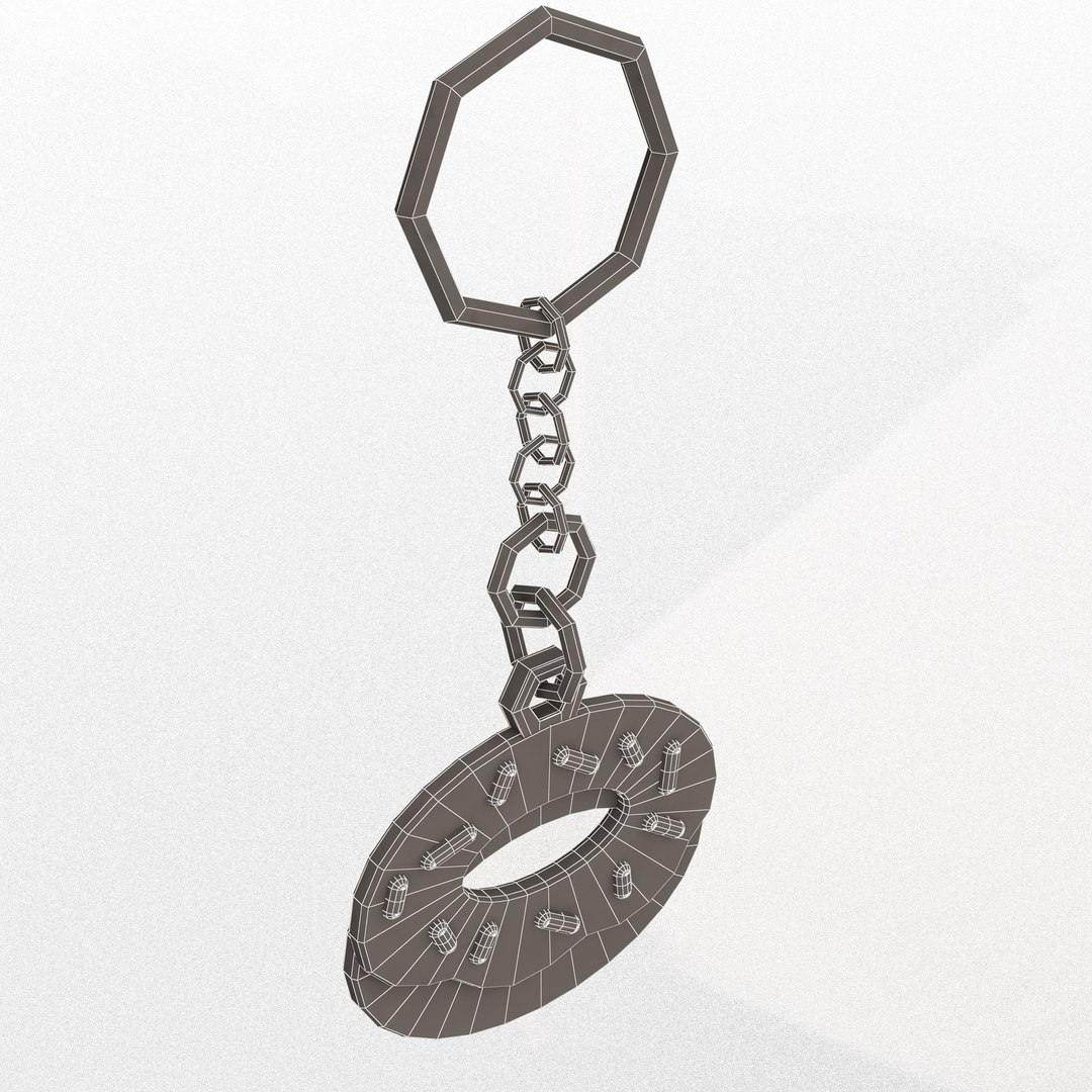 3D Doughnut Emoji Keychain - TurboSquid 2509757