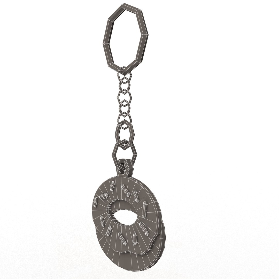 3D Doughnut Emoji Keychain - TurboSquid 2509757