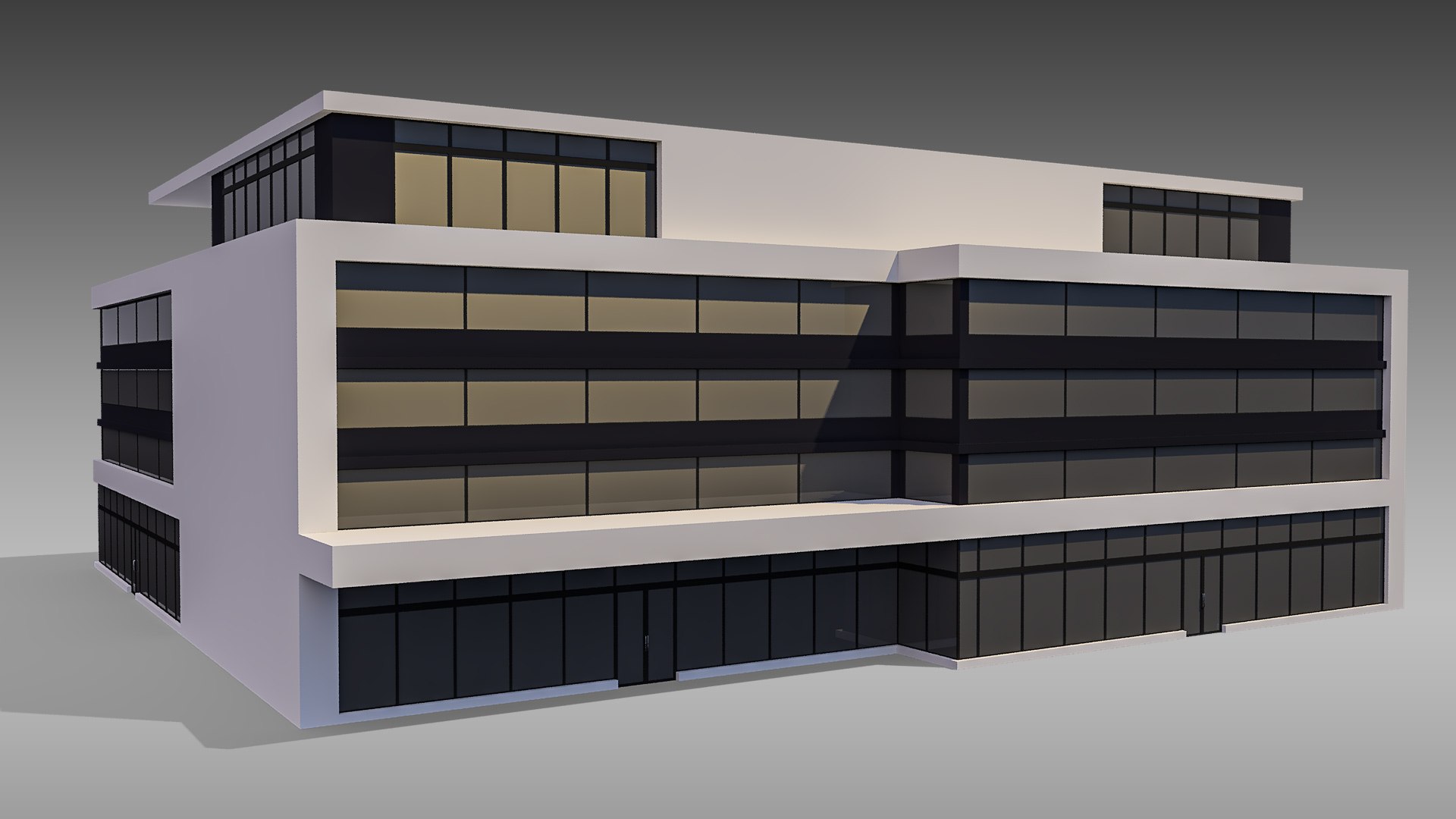3D Commercial Building 010 Model - TurboSquid 1725105