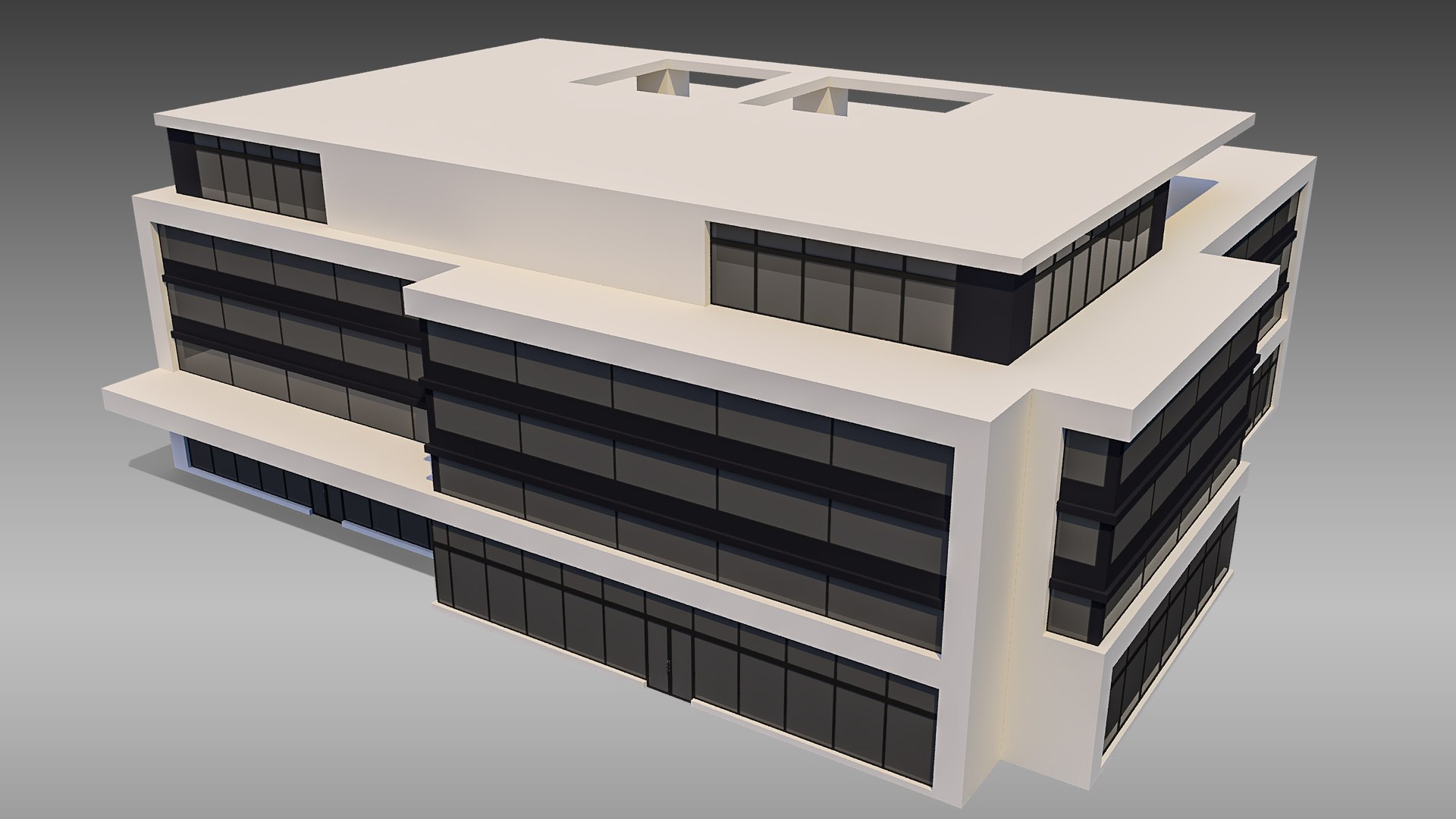 3D Commercial Building 010 Model - TurboSquid 1725105