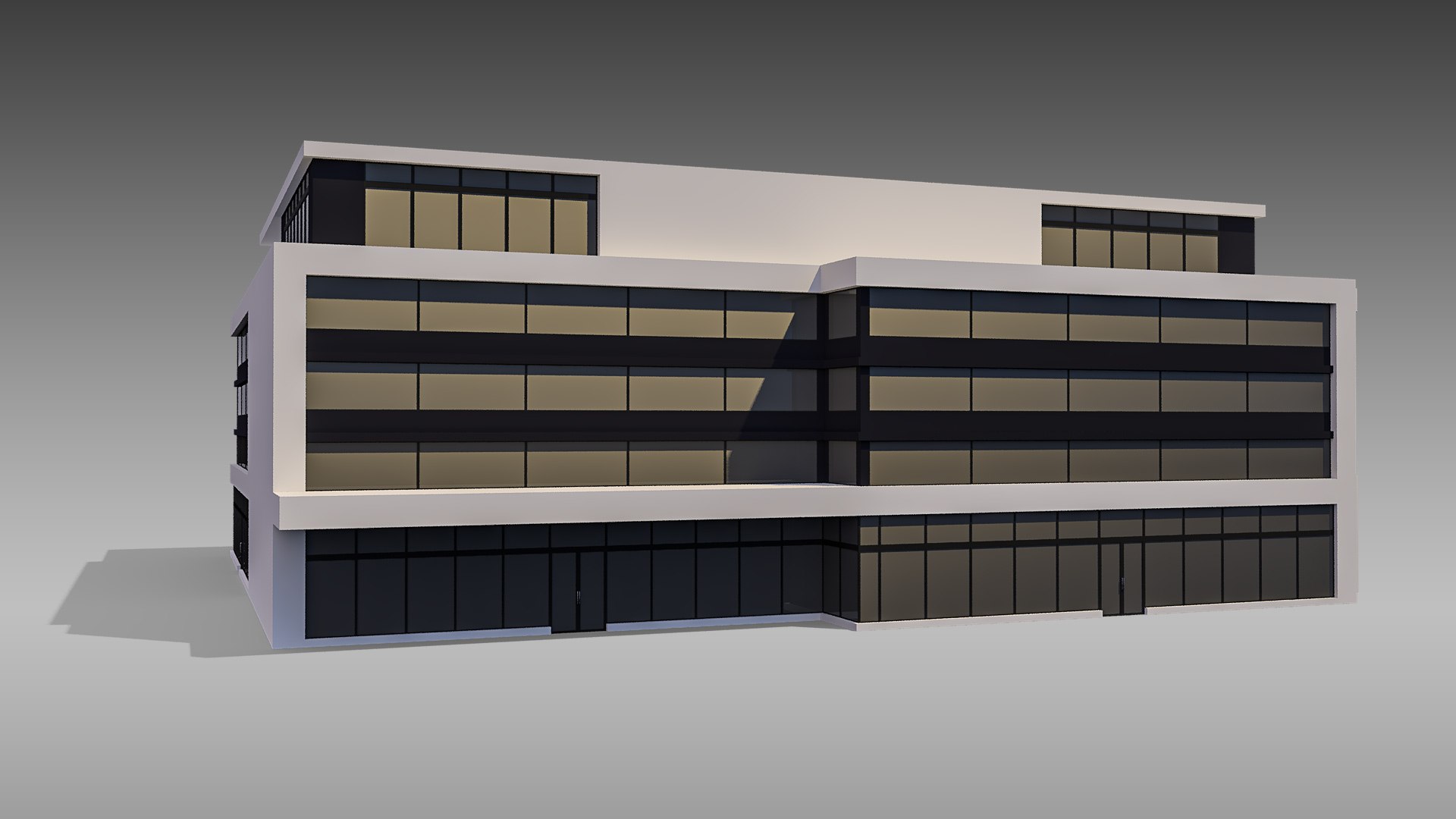3D Commercial Building 010 Model - TurboSquid 1725105