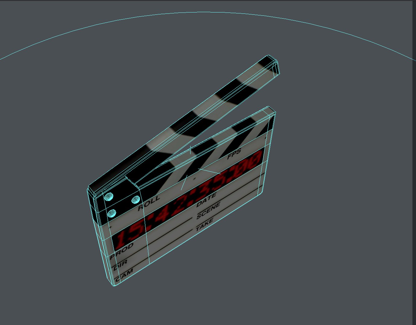 3D Board Clap Clapper - TurboSquid 1198565