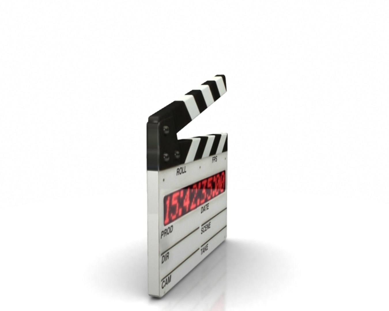 3D Board Clap Clapper - TurboSquid 1198565