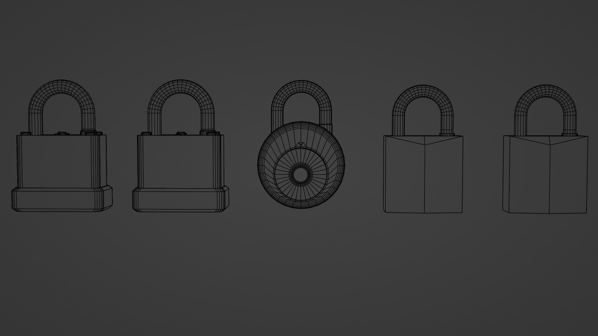 Lock Collection - All The Locks You Need Low-poly 3D Model 3D Model ...