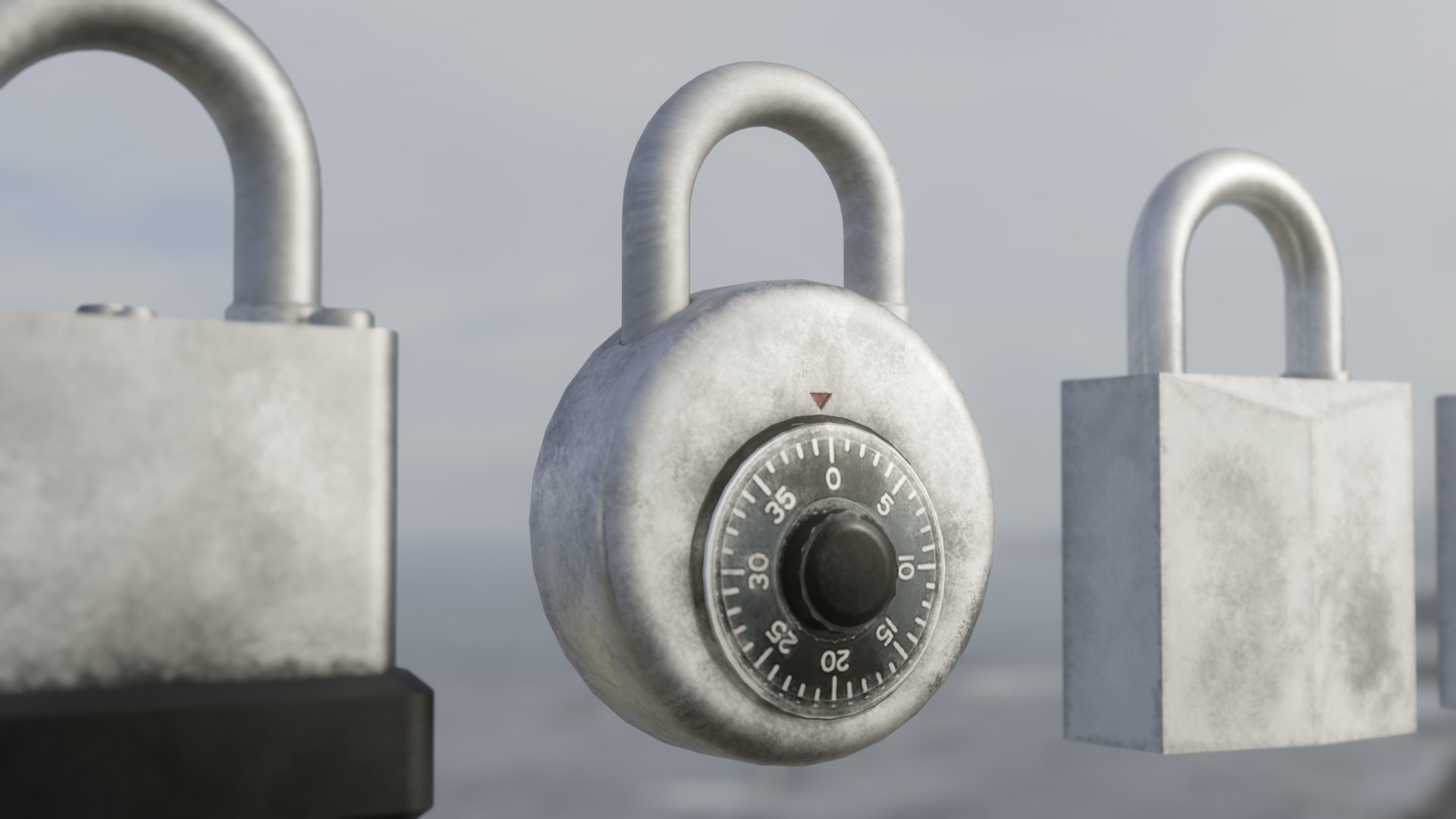 Lock Collection - All The Locks You Need Low-poly 3D Model 3D Model ...