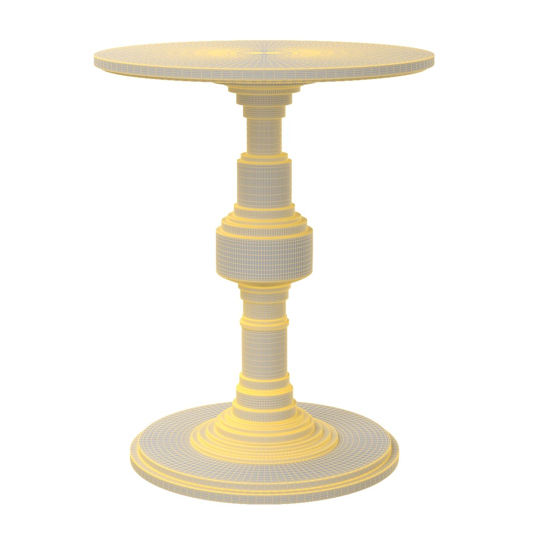 Apollo Side Table Pale 3D Model - TurboSquid 2011863