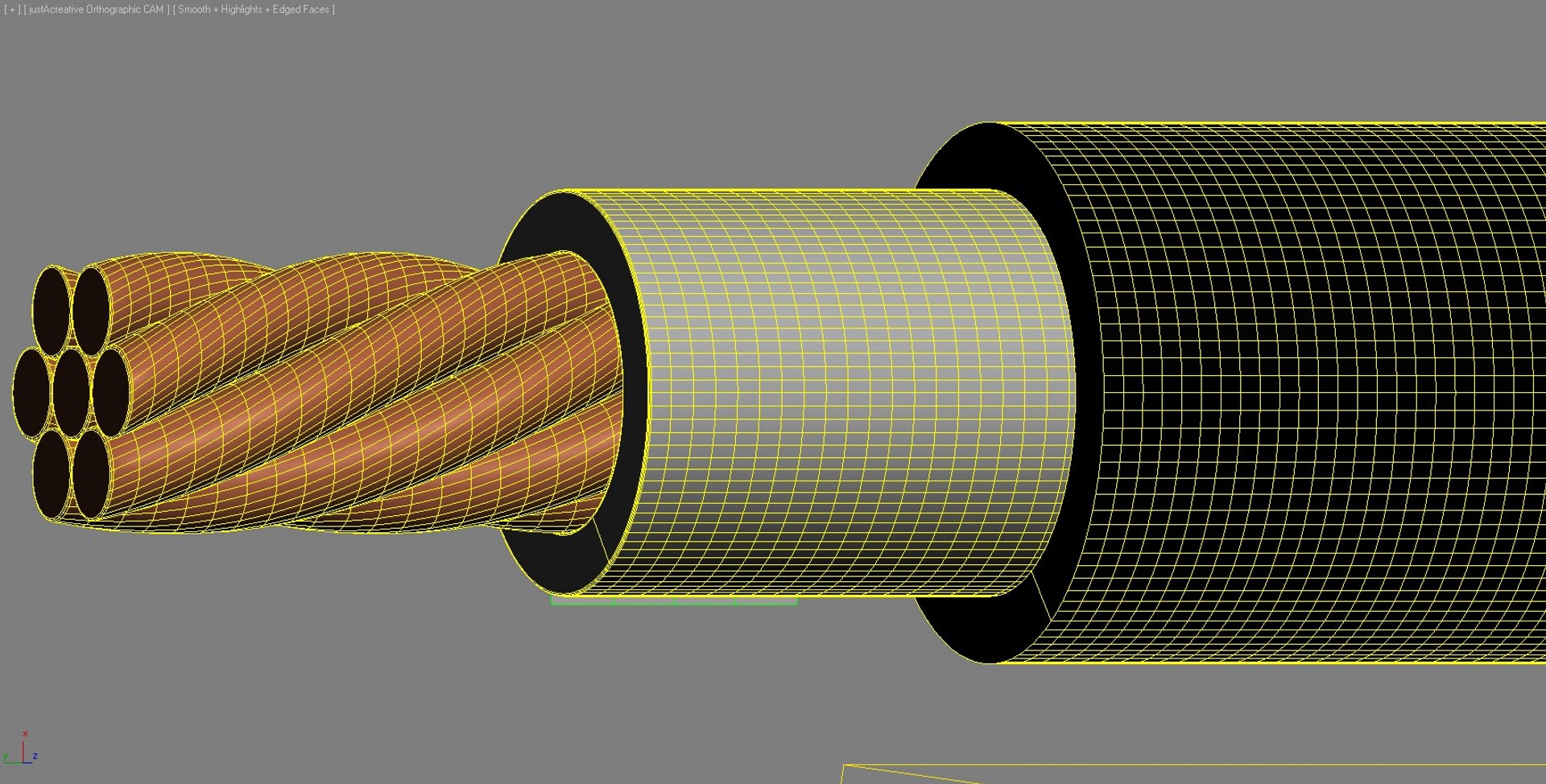 Electrical Cables Single Core 3d Model