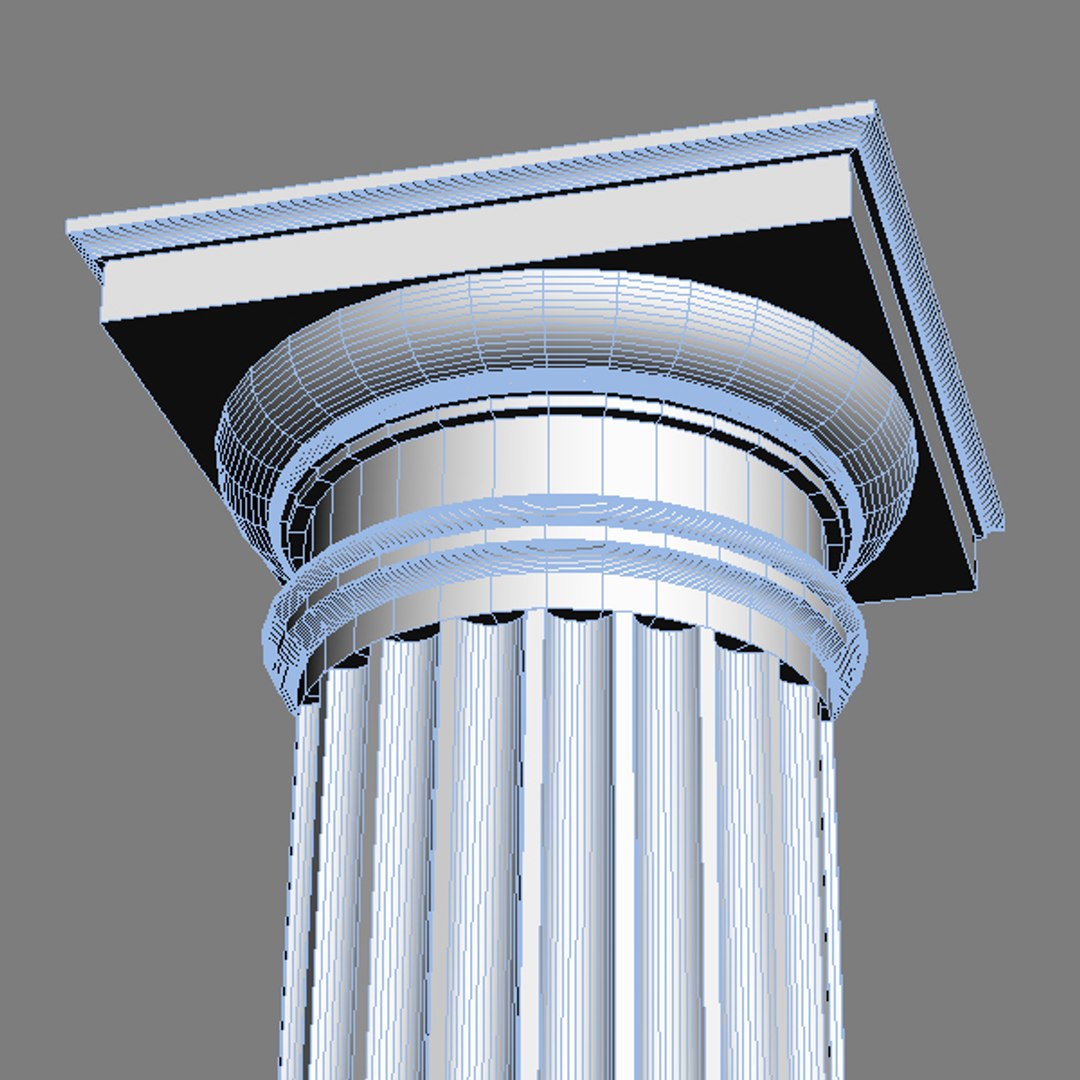 Stone Column 3d Model
