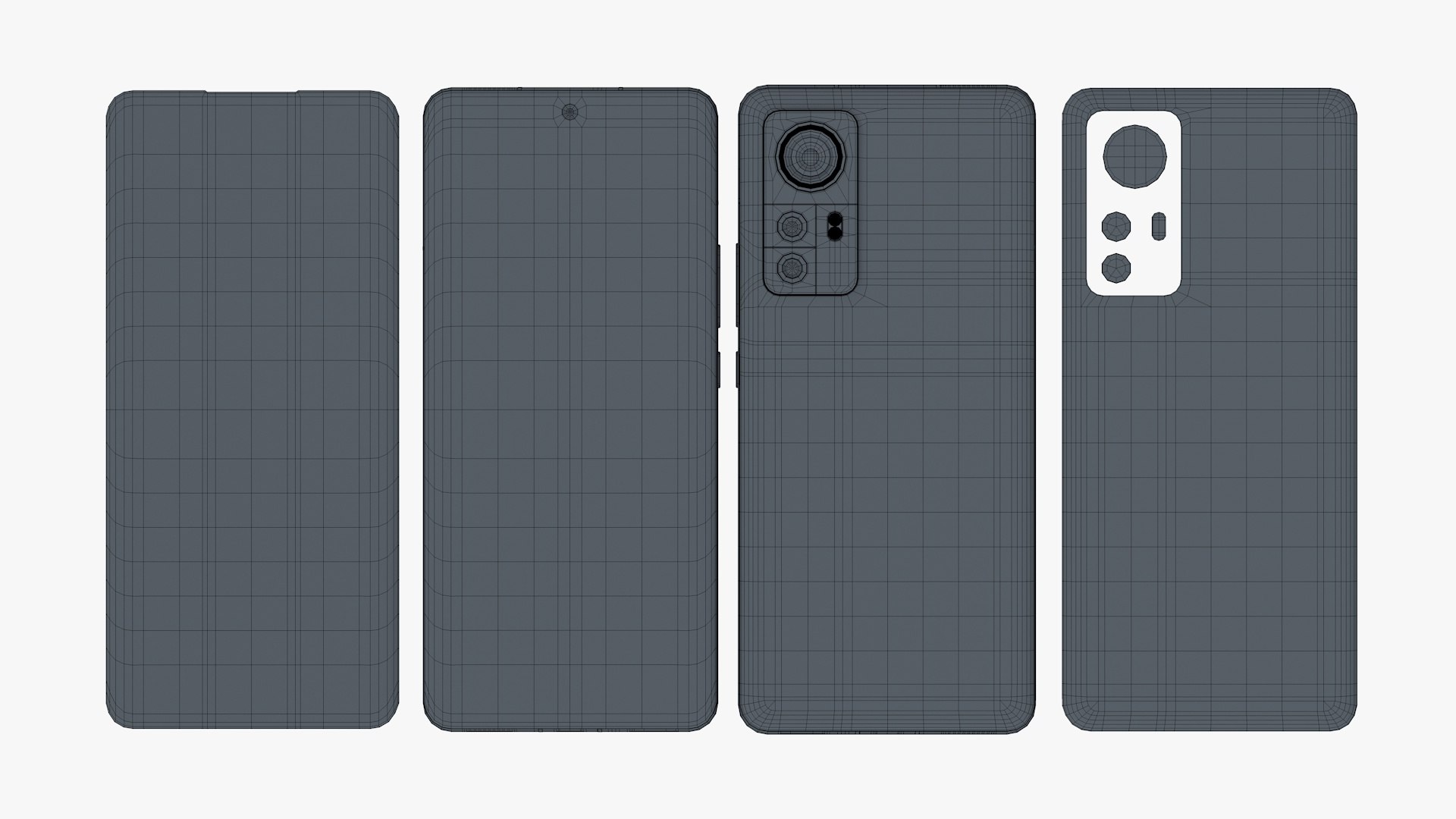 Xiaomi 12 Pro Field Green 3D model - TurboSquid 1834258