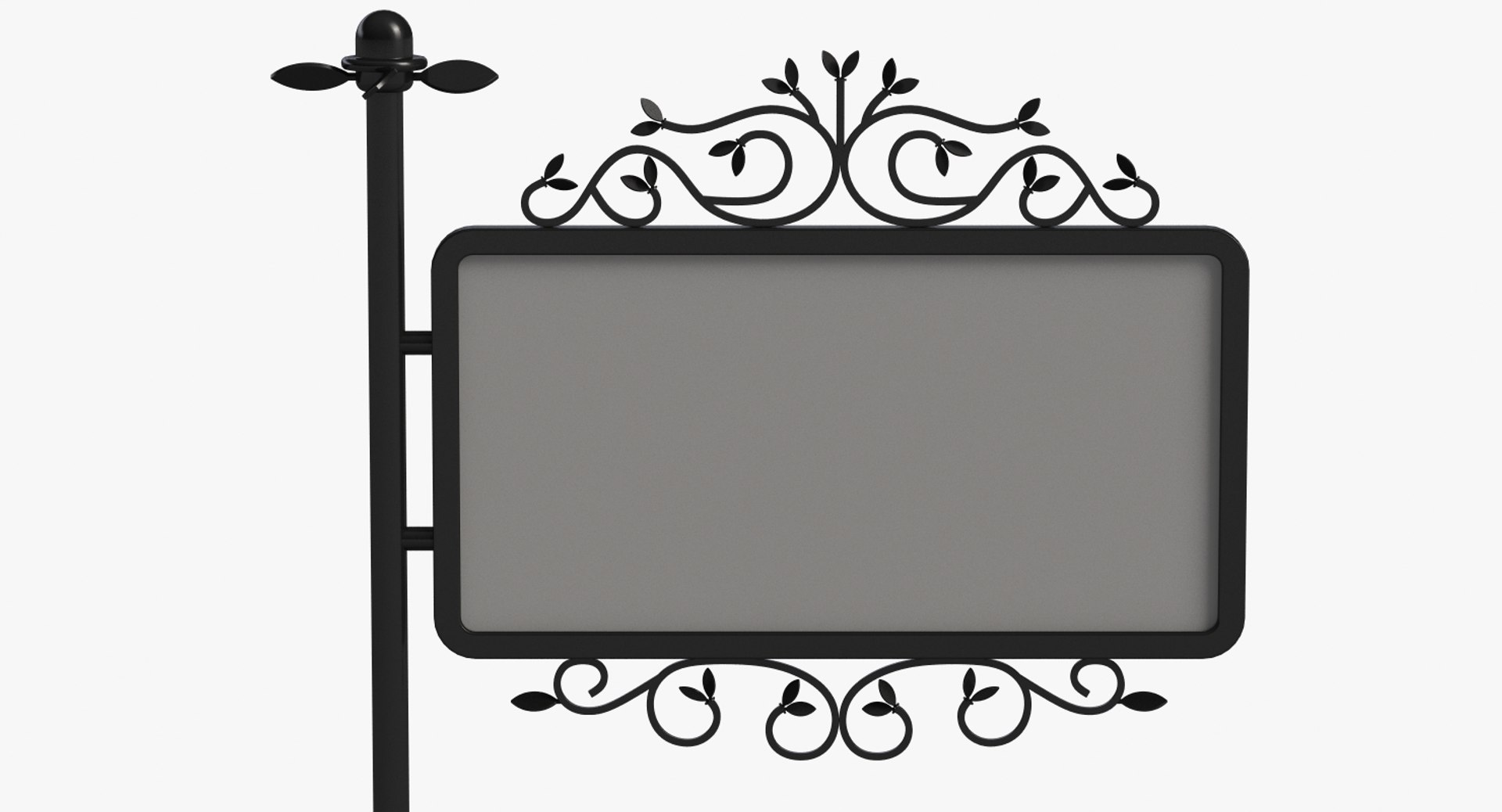 3D Outdoor Sign - TurboSquid 1167851