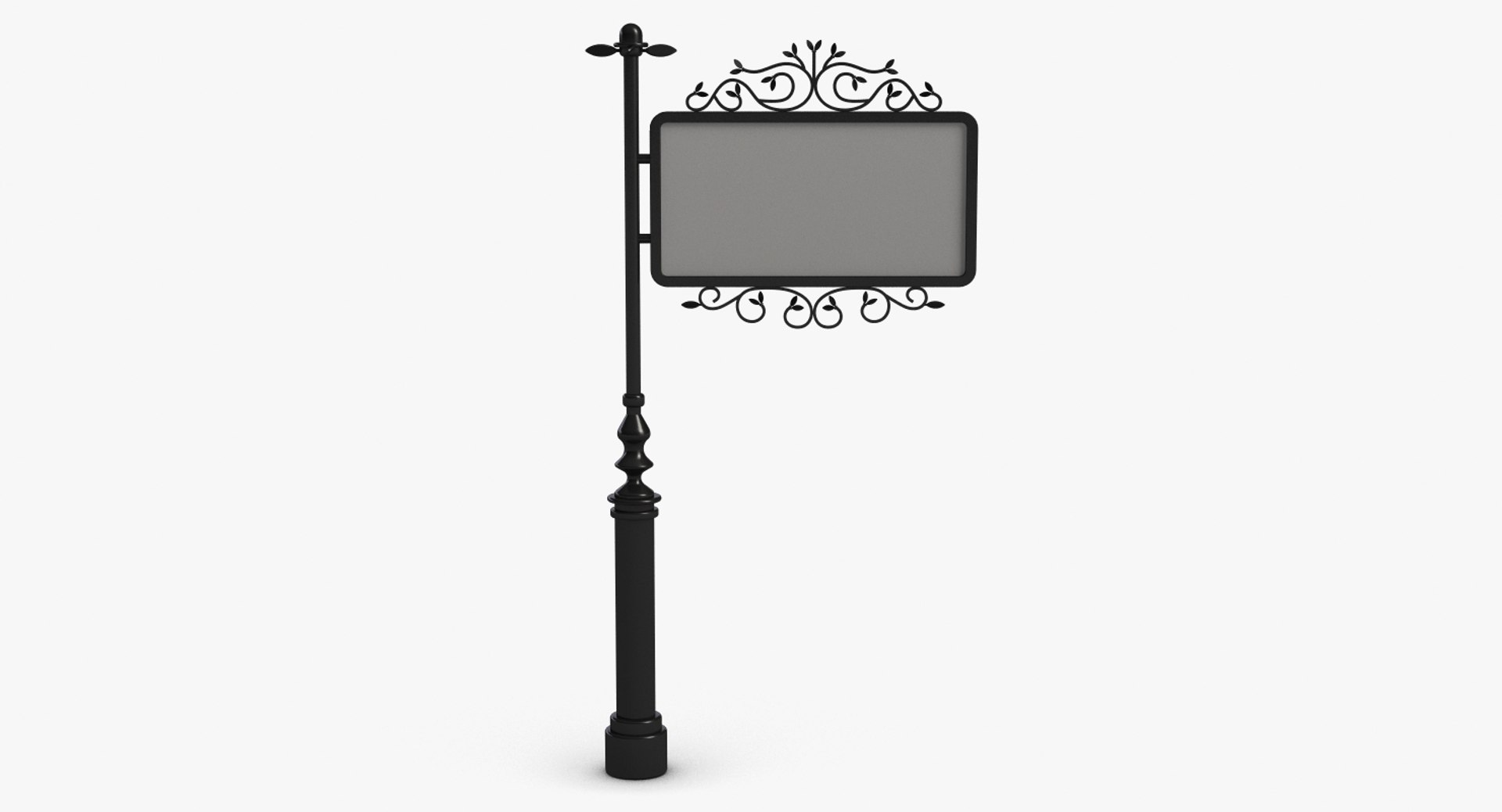 3D Outdoor Sign - TurboSquid 1167851