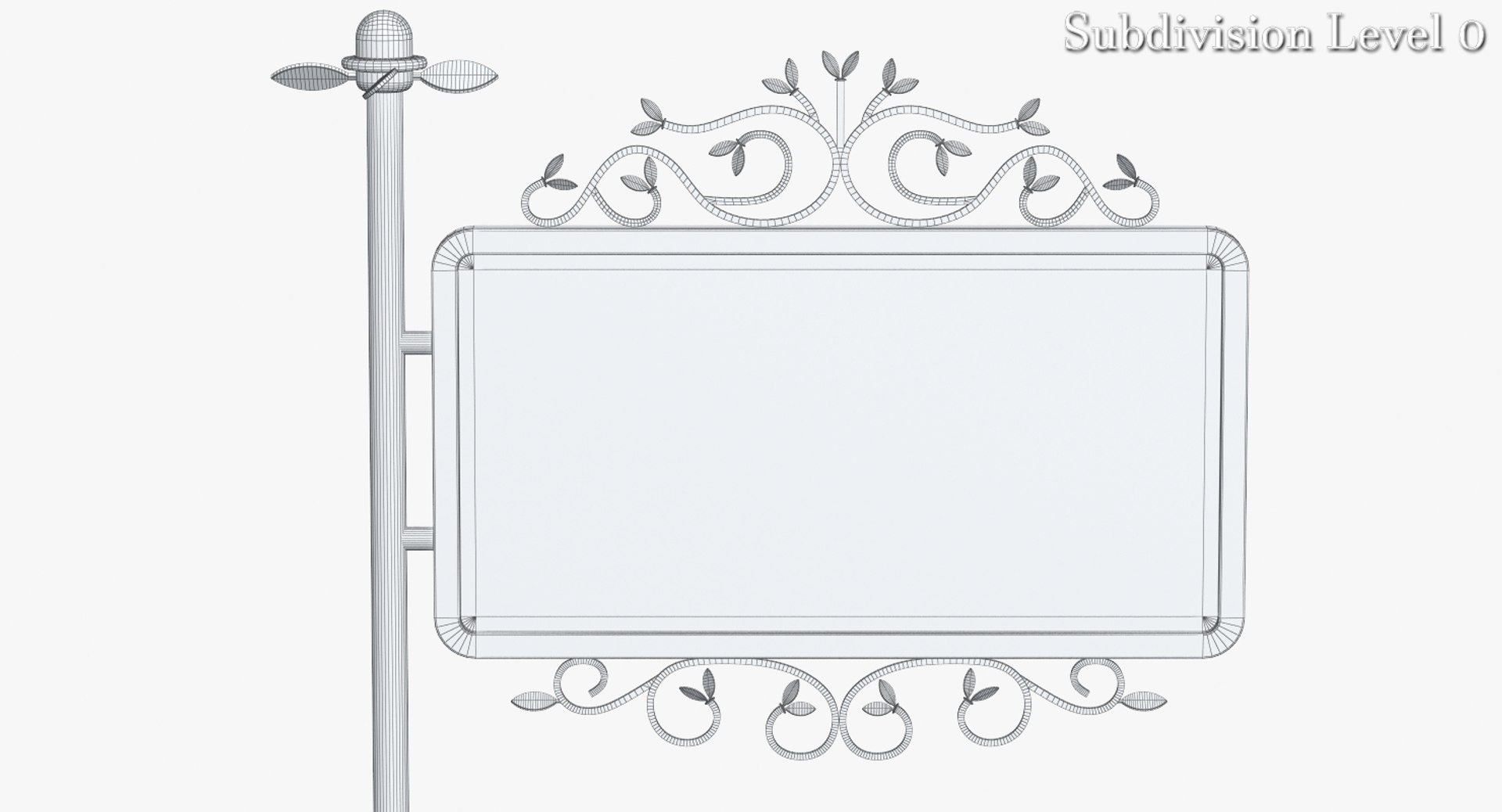 3D Outdoor Sign - TurboSquid 1167851