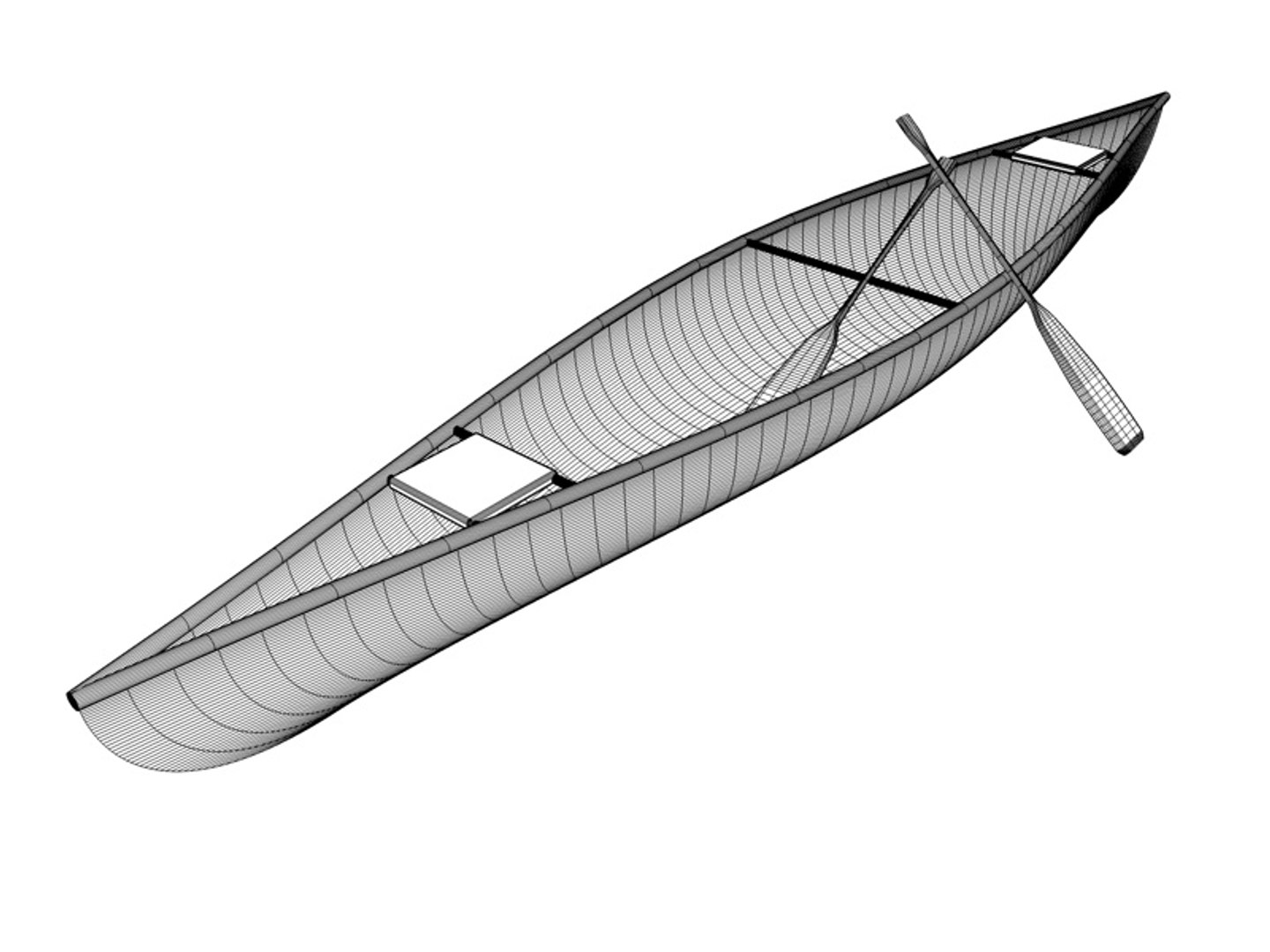 canoe 3d c4d