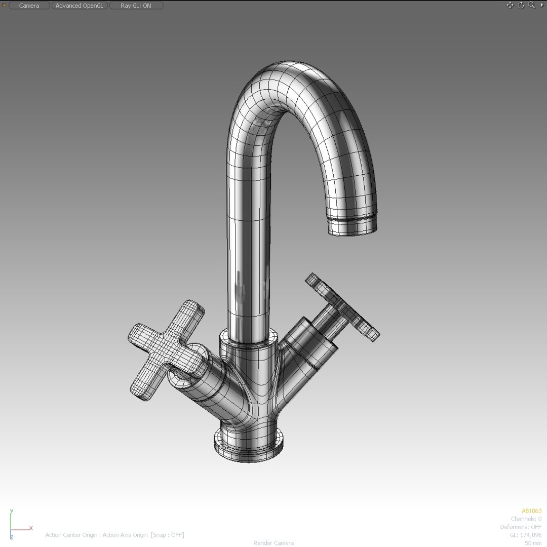 Mixer Tap 3d Model