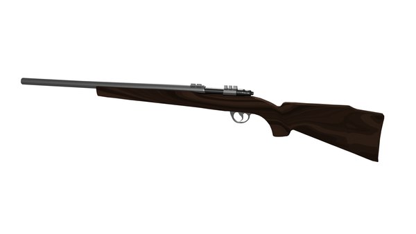 Hunting Rifle 3D model - TurboSquid 1837616