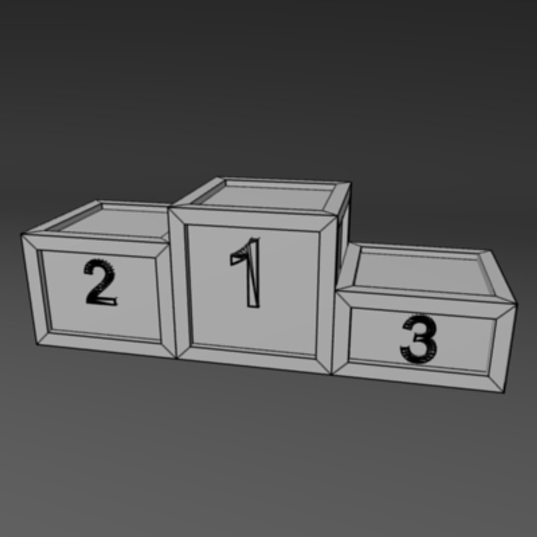 3d Podium Winner Win Model