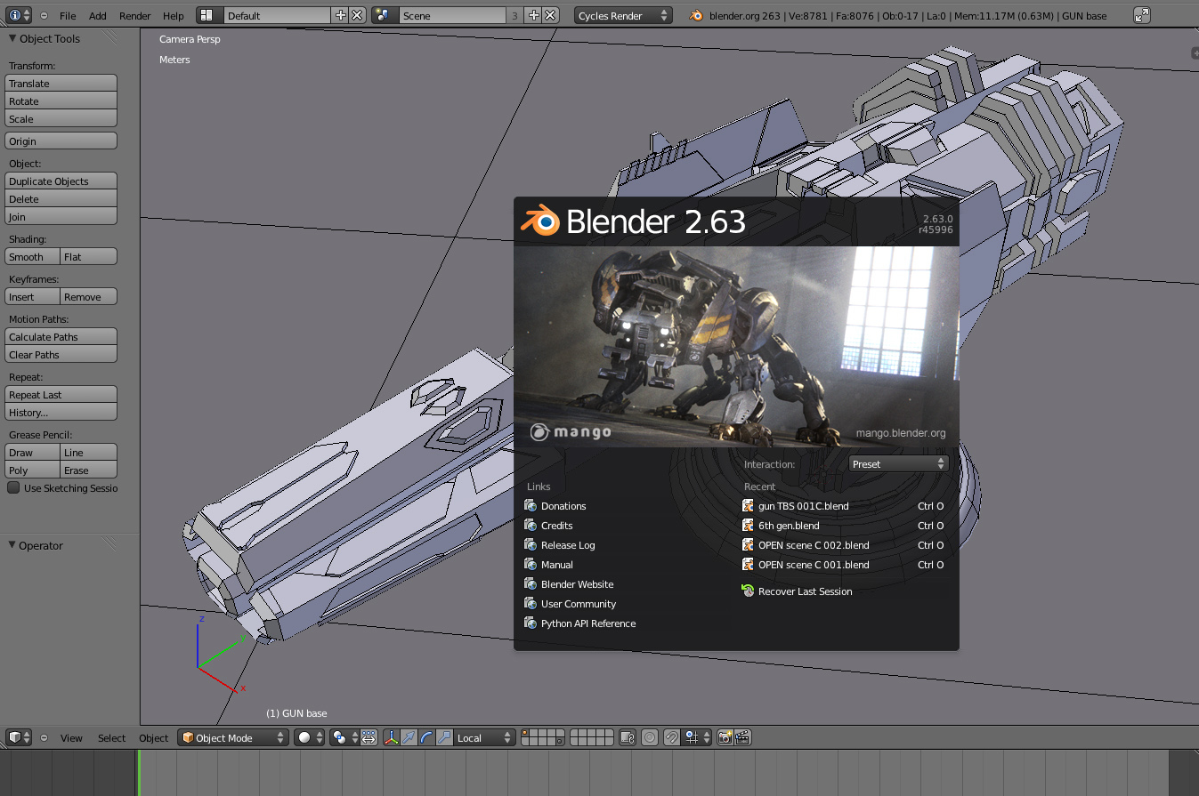free energy cannon turret 3d model