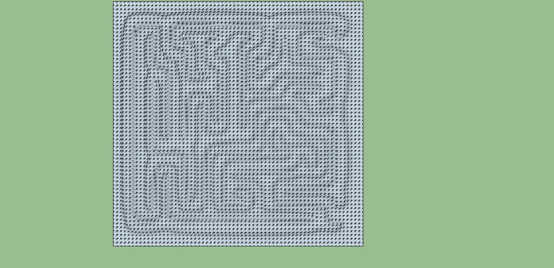 3d landscape maze mounded earth model