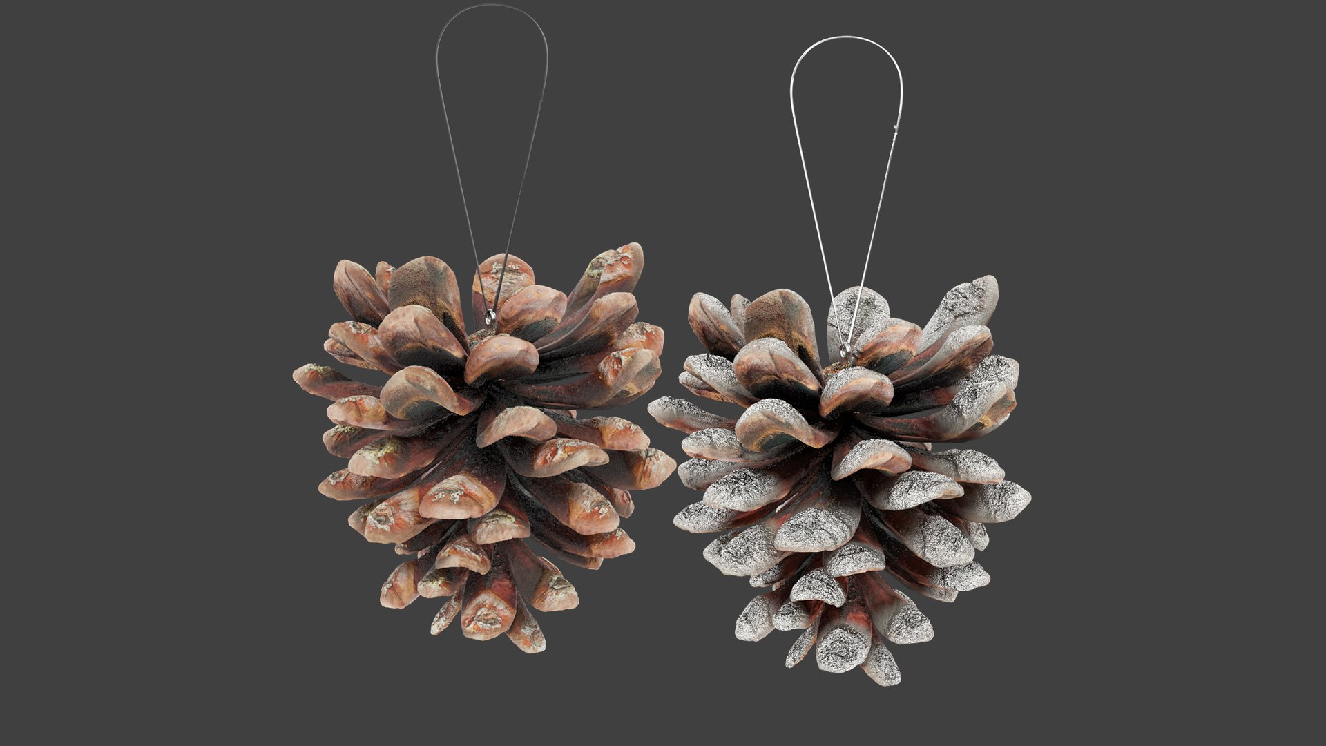 3D Model Cone Christmas Tree Toys Collection V2 - TurboSquid 2158119