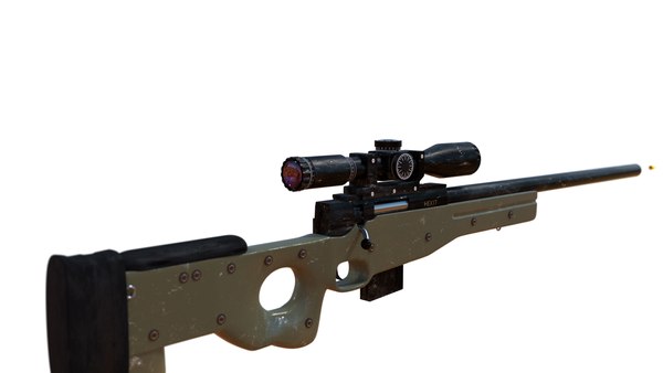 l118a1 스나이퍼 라이플 3D 모델 - TurboSquid 1279690