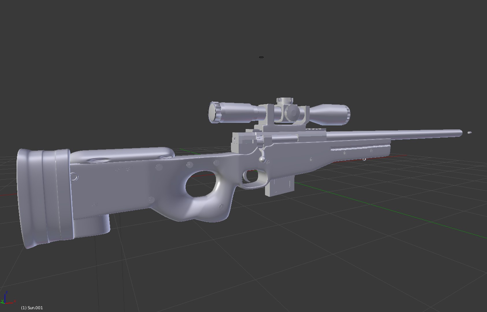 L118a1 Sniper Rifle 3D Model - TurboSquid 1279690