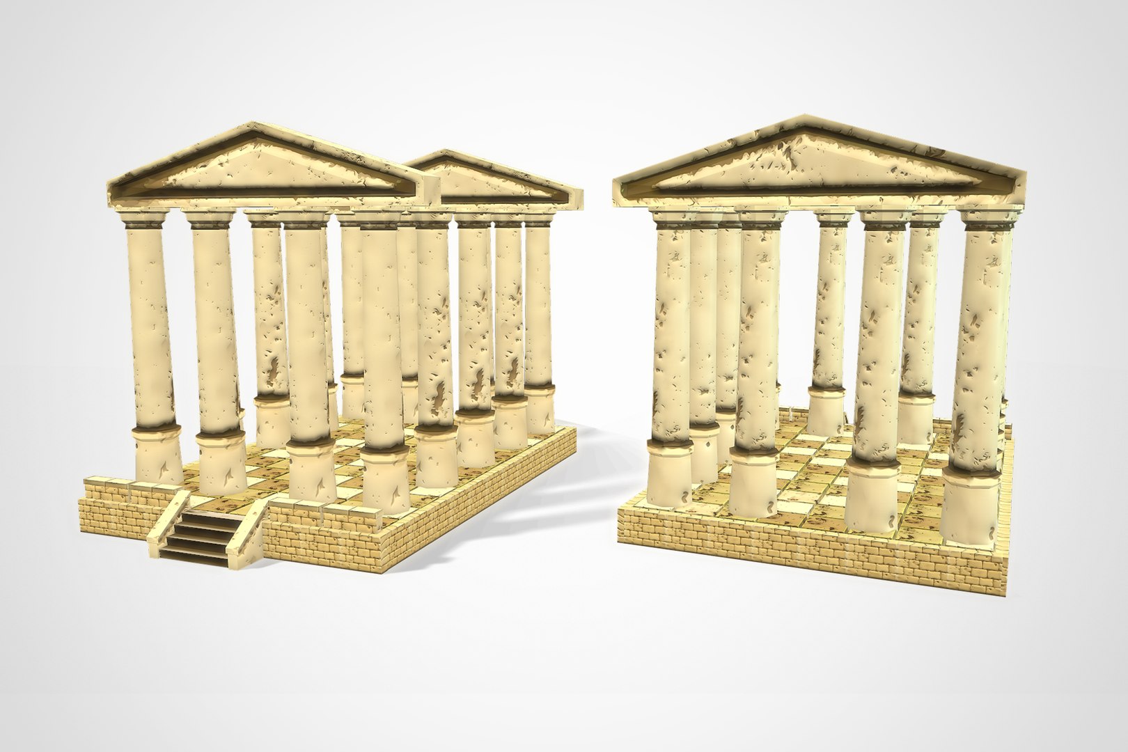 Rome RTS Fantasy Buildings 3D - TurboSquid 1798943