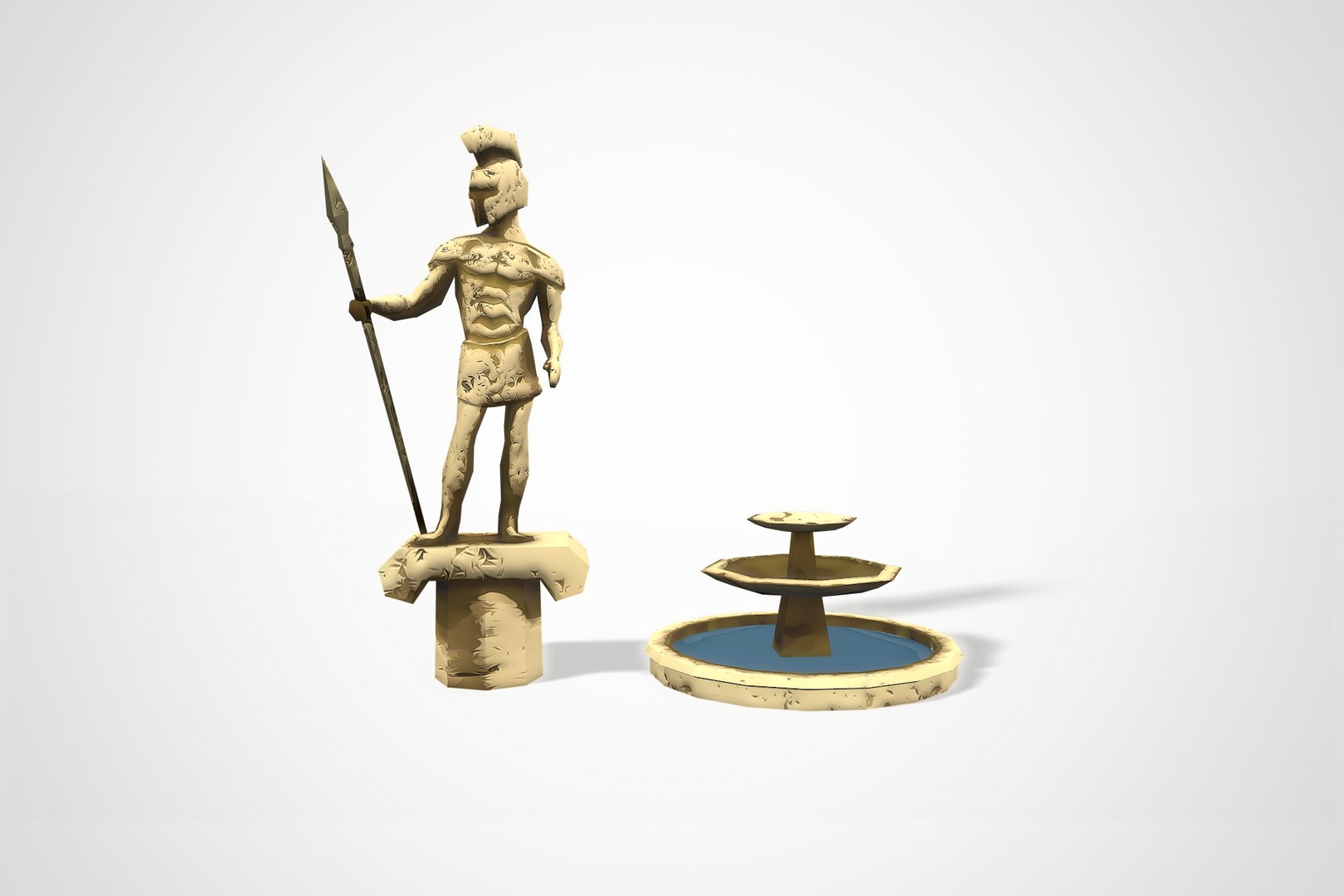 Rome RTS Fantasy Buildings 3D - TurboSquid 1798943