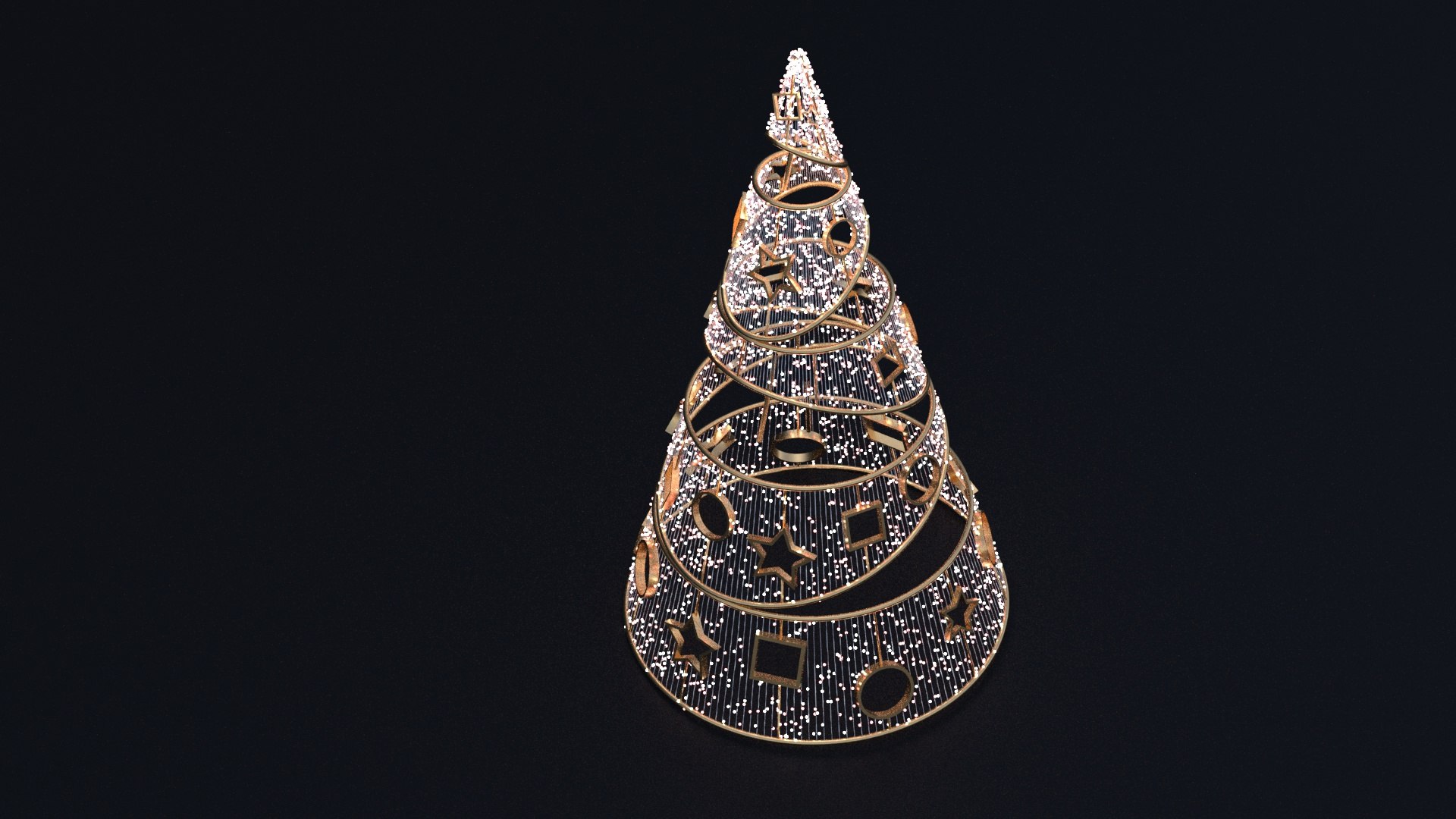 Metal Christmas Tree 3D Model 3D Model - TurboSquid 1959936