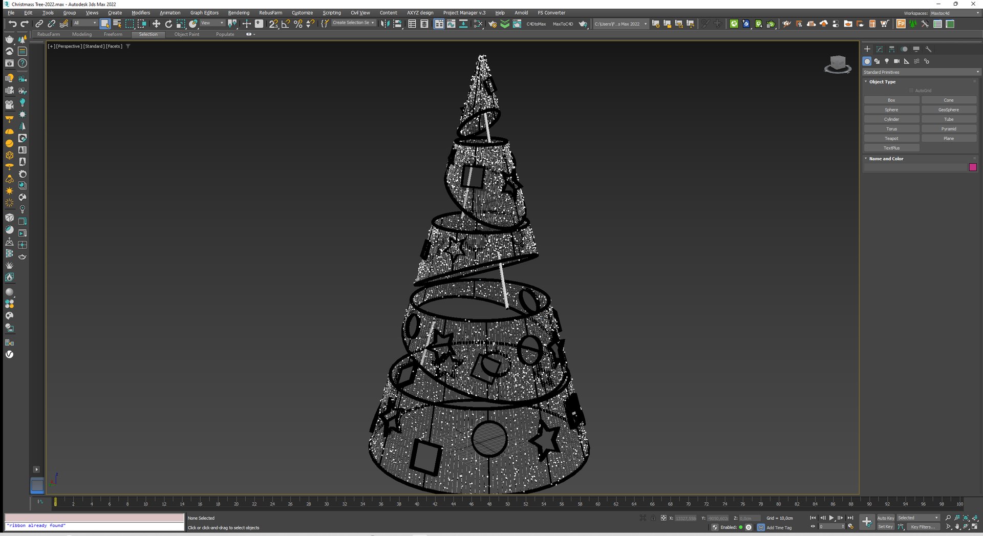 Metal Christmas Tree 3D Model 3D Model - TurboSquid 1959936