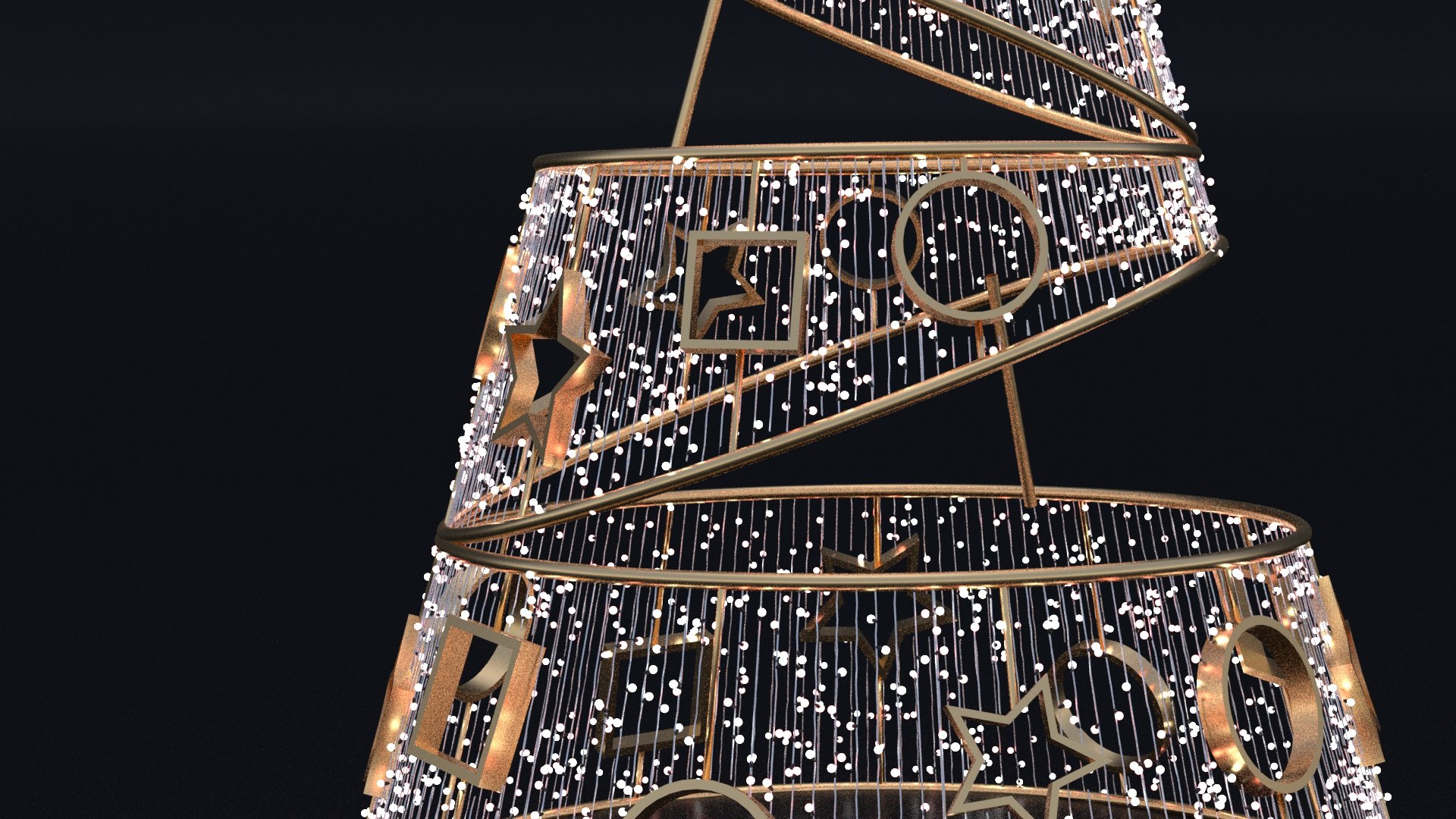 Metal Christmas Tree 3D Model 3D Model - TurboSquid 1959936