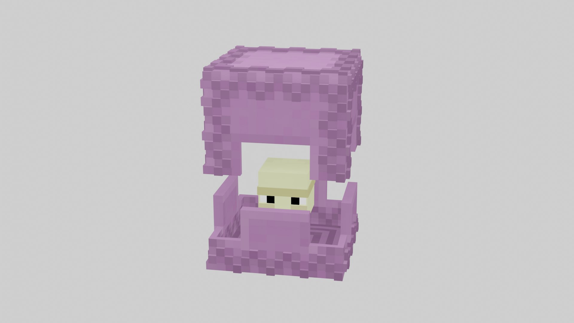 3D Minecraft Shulker model - TurboSquid 2054694