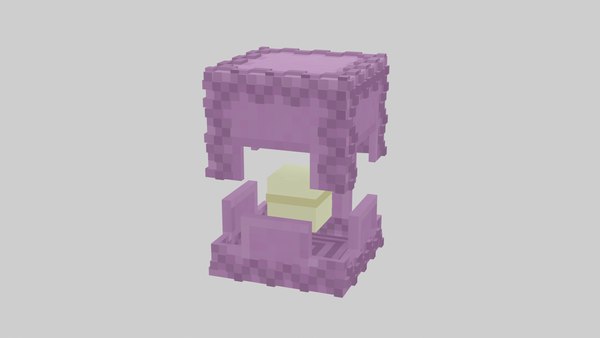 modelo 3d Minecraft Shulker - TurboSquid 2054694
